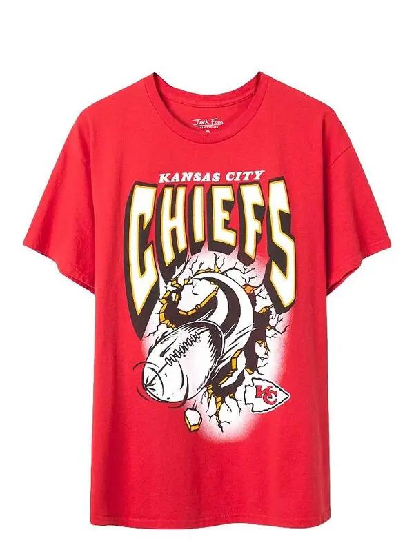 Junk Food Clothing Kansas City Chiefs Flea Market Tee - Red