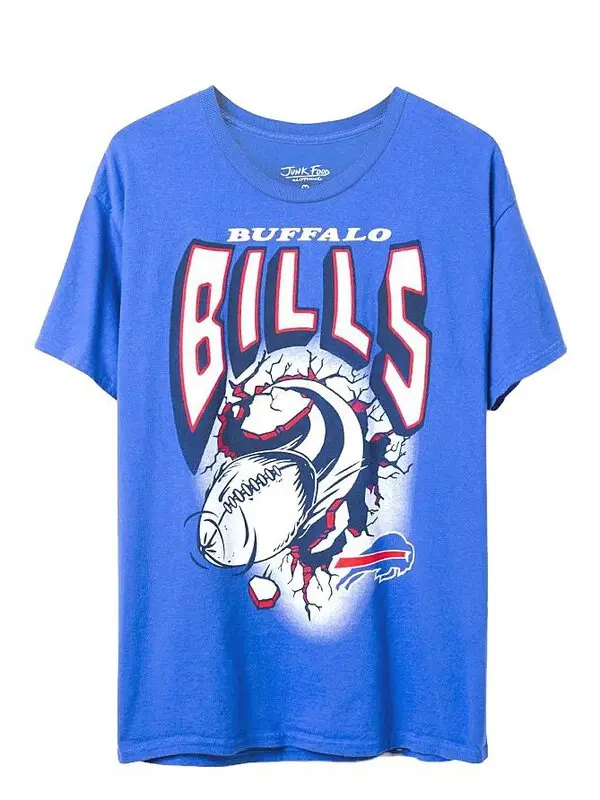 Junk Food Clothing Nfl Buffalo Bills Breakthrough Flea Market Tee - Royal