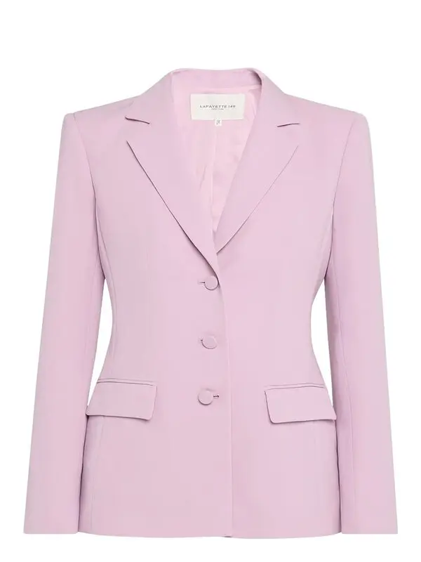Lafayette 148 New York Single-breasted Tailored Blazer - Lavender Tint
