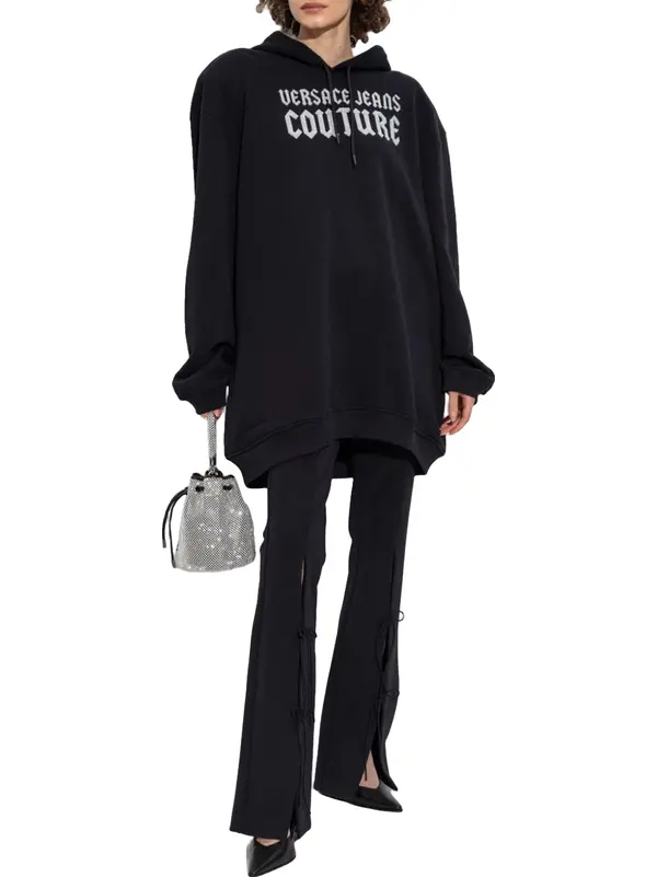 Versace Oversized Hoodie - Black