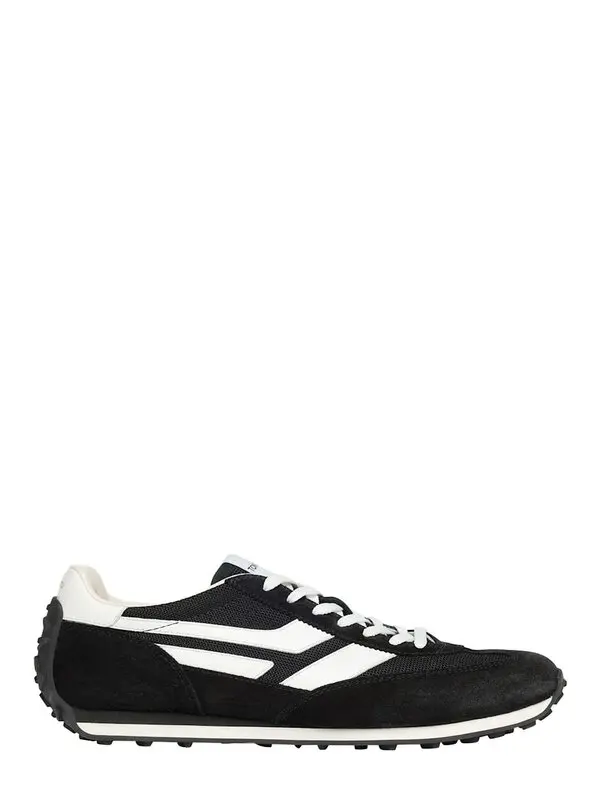 TOM FORD Mick Tech Fabric And Suede Sneakers - Black/white