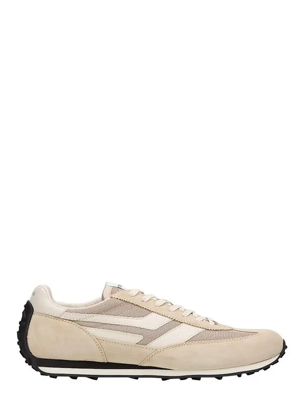 TOM FORD Mick Tech Fabric And Suede Sneakers - Cream  Bl
