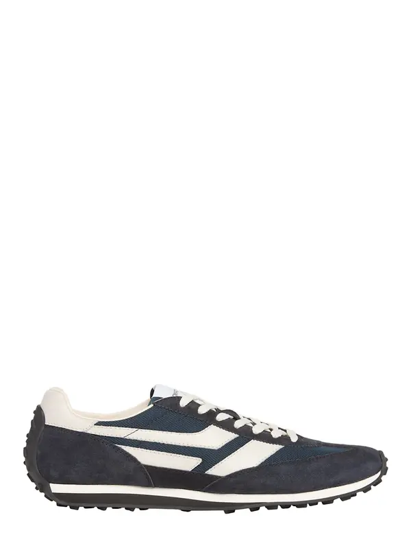 TOM FORD Mick Tech Fabric And Suede Sneakers - Navy/white