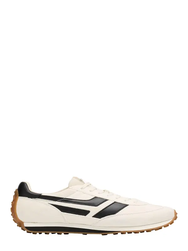 TOM FORD Mick Tech Fabric And Suede Sneakers - White/black