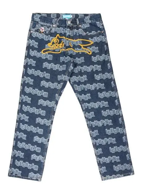 HARVEY NICHOLS X Vandy Running Dog Denim - Jacquard Indigo