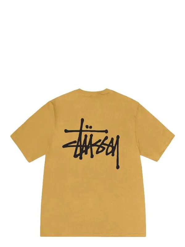 StÜssy Basic Logo T-shirt - Curry