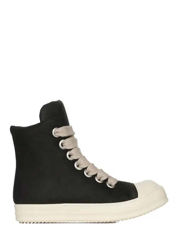 Rick Owens Porterville Runway Jumbolacedin High-top Sneakers - Black/milk