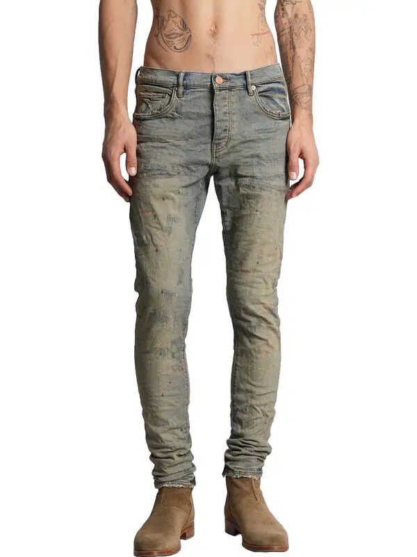 PURPLE BRAND Slim Fit Jeans - Blue