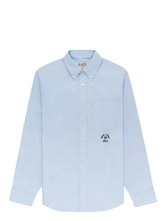 Aimé Leon Dore X New York Mets Oxford Shirt - Blue