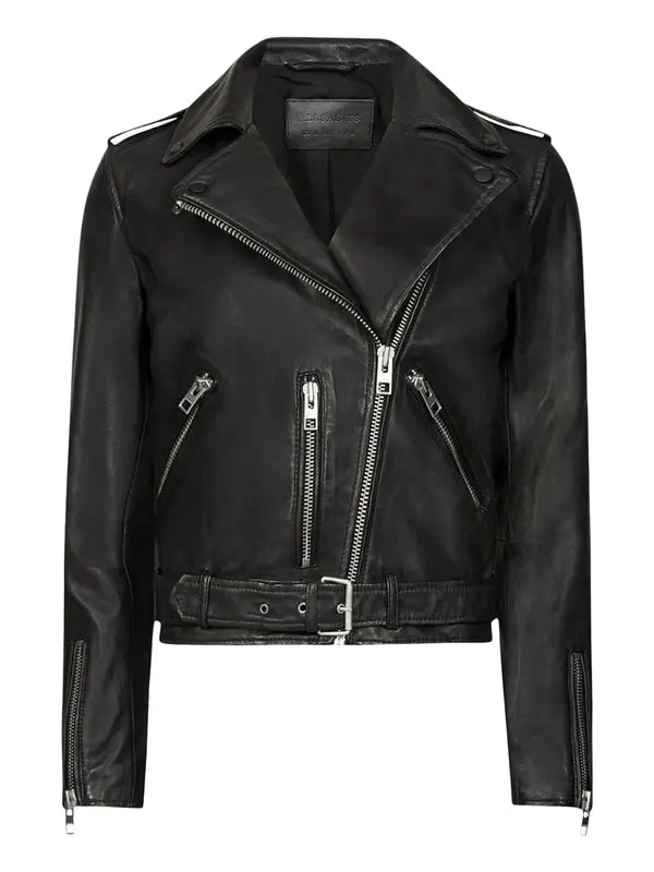 ALLSAINTS Leather Balfern Biker Jacket - Black