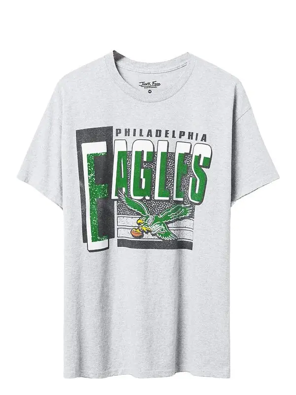 Junk Food Clothing Nfl Philadelphia Eagles Complete Tee - Heather Gray