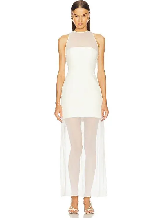 L'academie Amiens Maxi Dress - Ivory