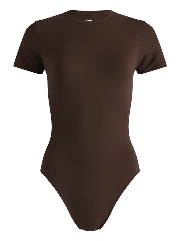 SKIMS Fits Everybody T-shirt Bodysuit - Cocoa