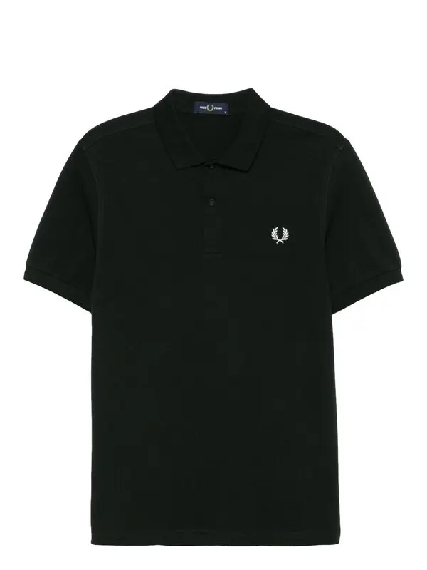 Fred Perry Logo-embroidered Polo Shirt - Green