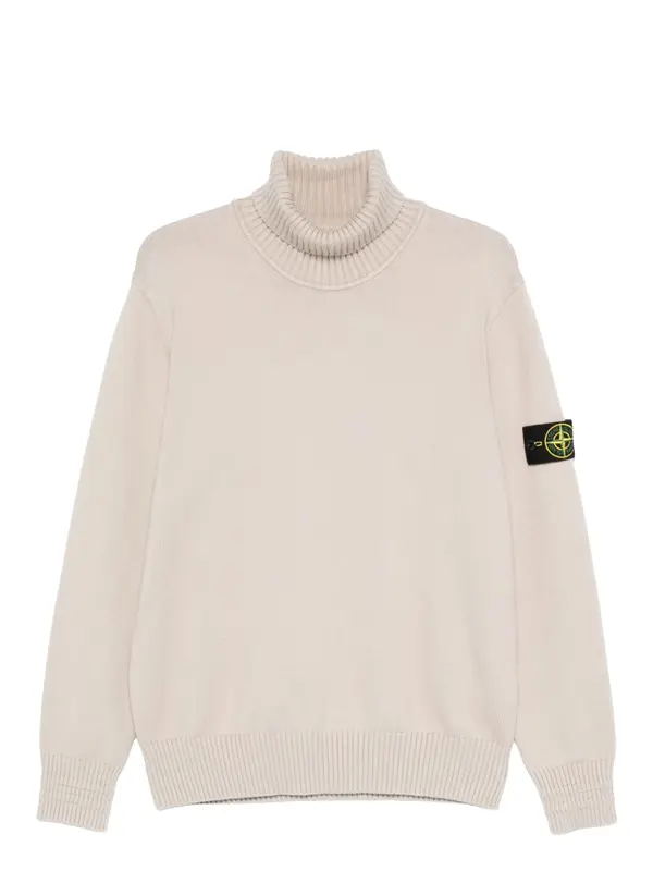 Stone Island Compass Badge Sweater - Neutrals