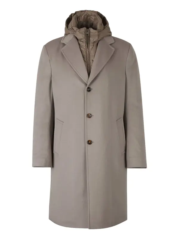 KIRED Jaya Hooded Coat - Neutrals