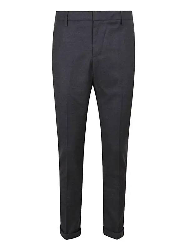 DONDUP Straight-leg Trousers - Charcoal
