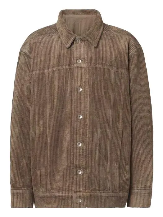 Rick Owens Jumbo Corduroy Oversized Cotton Jacket - Brown
