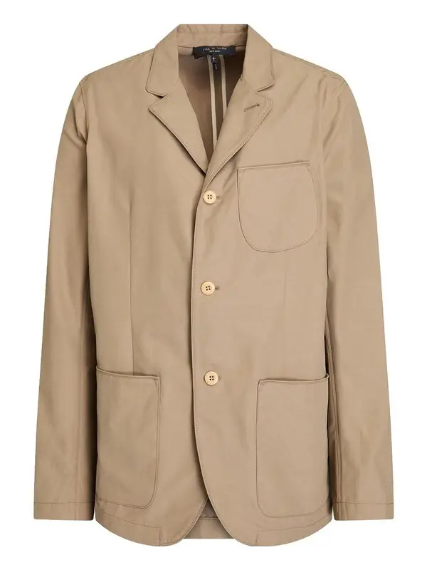 Rag & Bone Anderson Cotton-blend Blazer - Taupe