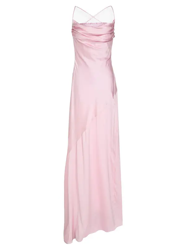 Retrofete Emery Crystal-embellished Gown - Baby Pink