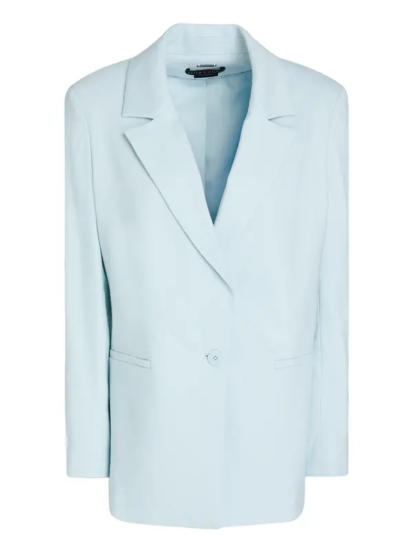 Alice + Olivia Twill Blazer - Sky Blue