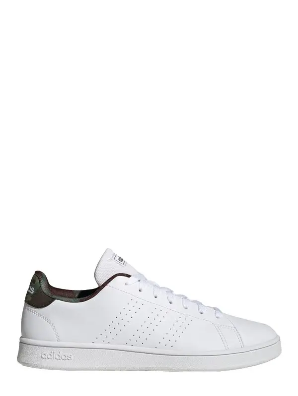 Adidas Advantage Base Court Camo Sneakers - White/black