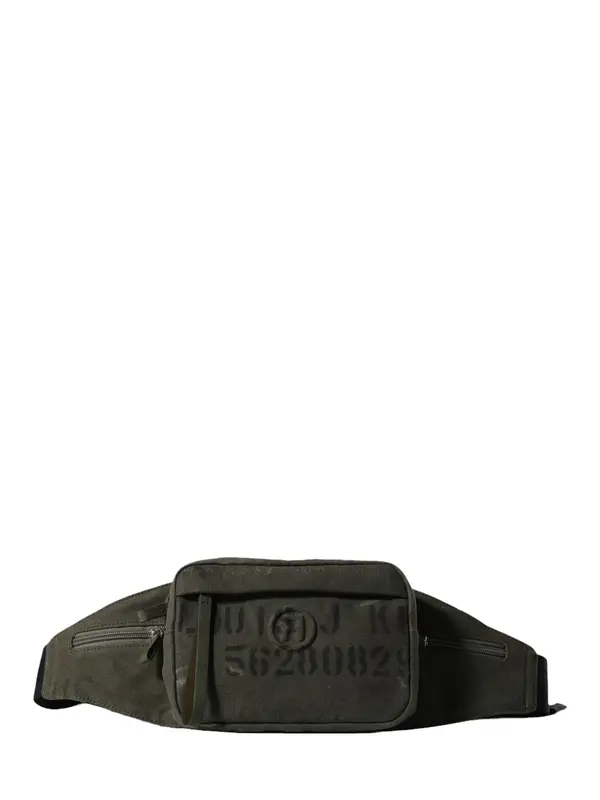 Readymade Text-print Belt Bag - Green