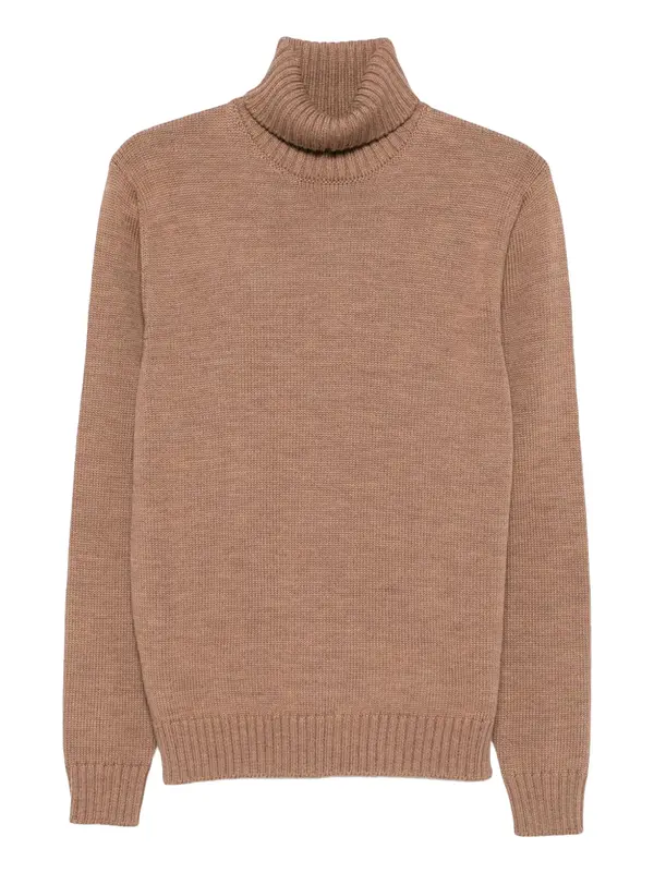 ZANONE Virgin Wool Sweater - Brown