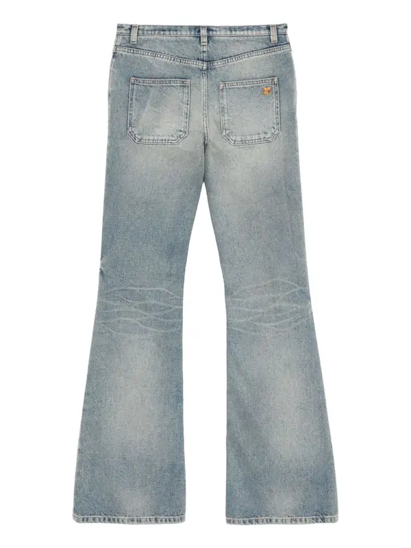 COURREGES 70's Bootcut Trousers - Blue