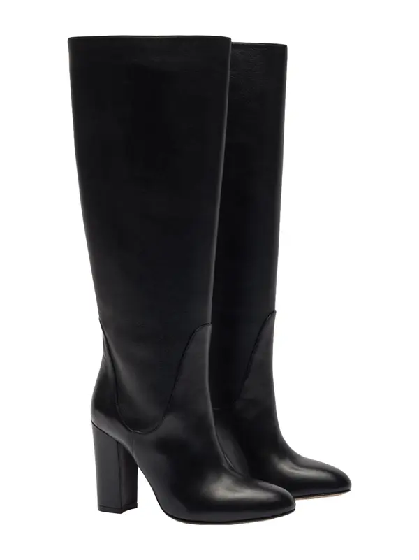 SCAROSSO 100mm Jessy Boots - Black