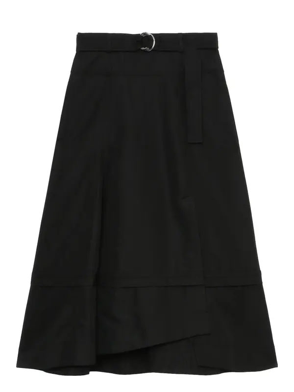 3.1 Phillip Lim Belted Flare Skirt - Black
