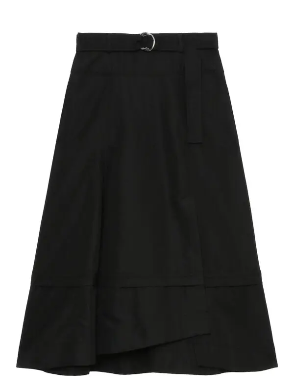 3.1 Phillip Lim Belted Flare Skirt - Black