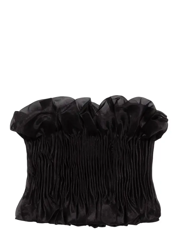 Acler Clements Strapless Top - Black