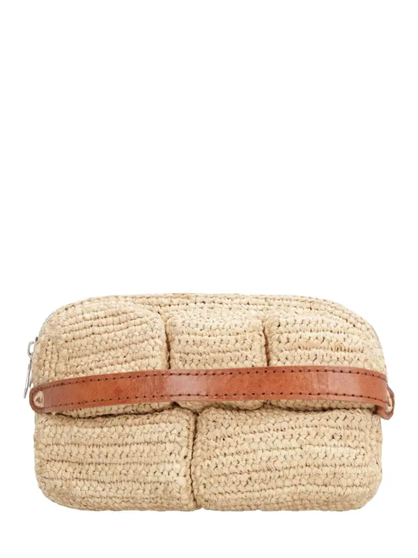 MADE FOR A WOMAN Bombé Clutch - Neutrals
