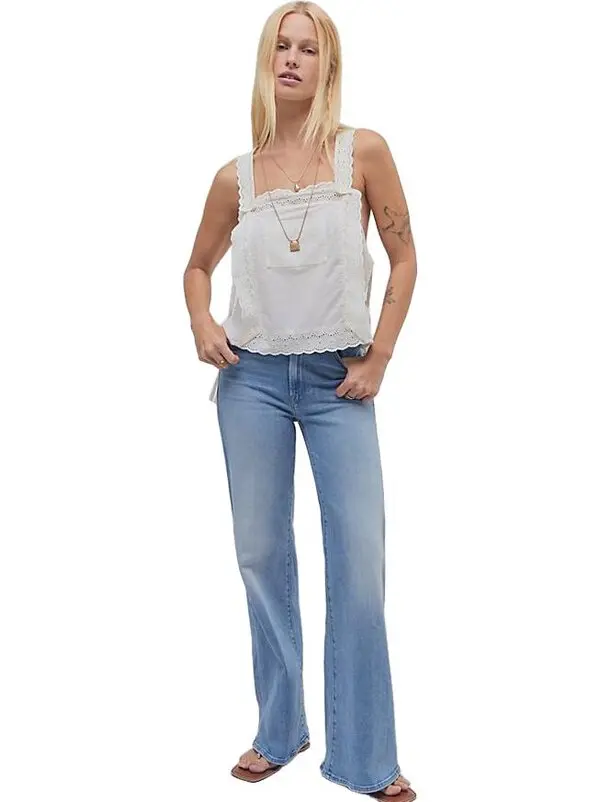 MOTHER The Hustler Roller Sneak Jeans - Room Service