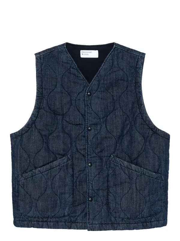 Universal Works Weekend Gilet - Blue