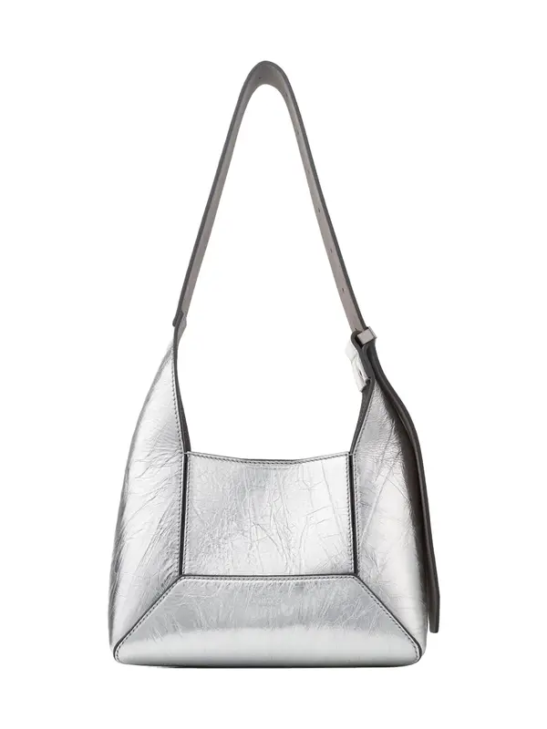 JIMMY CHOO Small Diamond Shoulder Bag - Silver