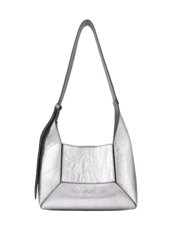 JIMMY CHOO Small Diamond Shoulder Bag - Silver