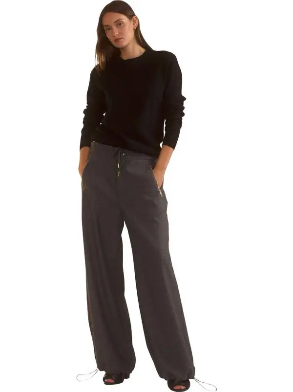 Cynthia Rowley Elea Wool Cashmere Sweater - Black