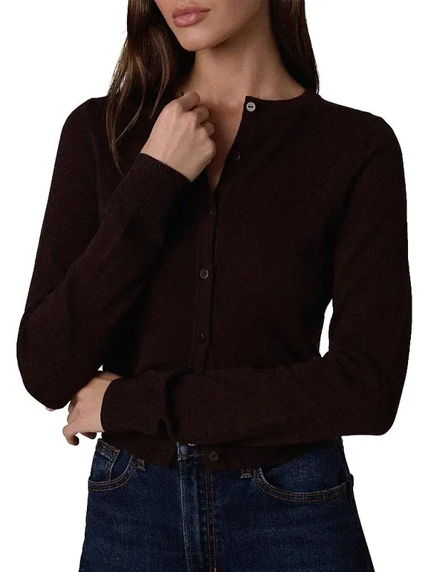 Joe's Jeans X Dani Michelle The Dani Cashmere Cardigan - Espresso