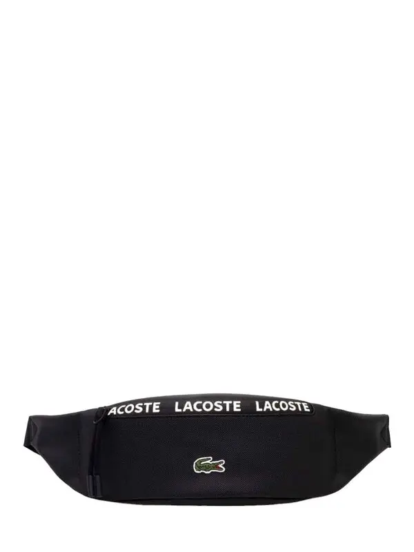 Lacoste Logo Appliquéd Belt Bag - Black