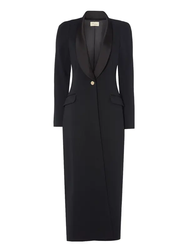 TEMPERLEY LONDON Enzo Single-breasted Coat - Black
