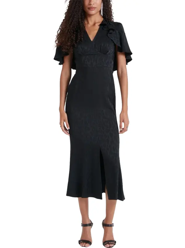 TEMPERLEY LONDON Willow Midi Dress - Black