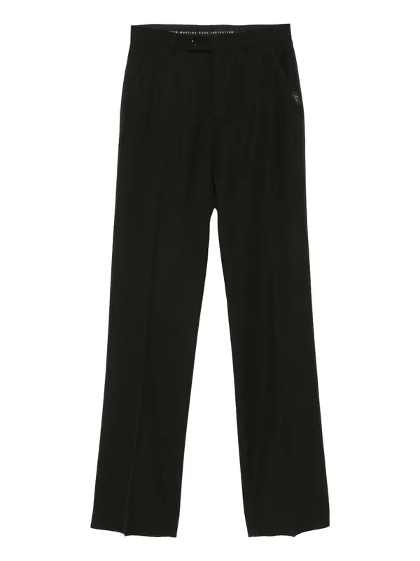 Martine Rose Pinstriped Tailored Trousers - Black