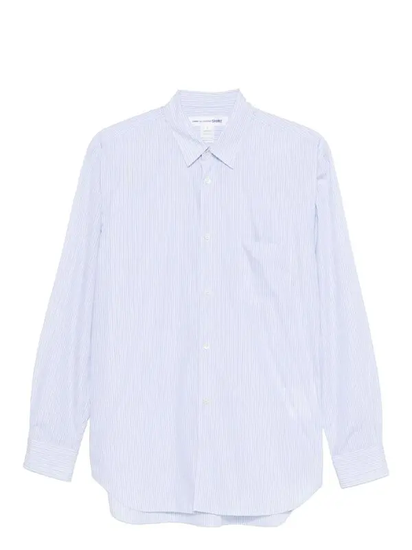 Comme Des Garçons Striped Shirt - Blue