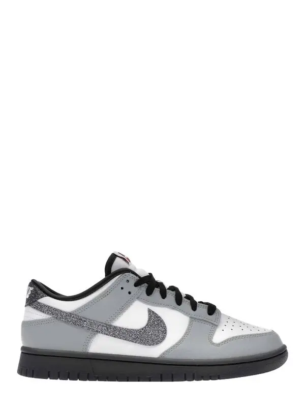 Nike Dunk Low Lx Glitter Swoosh - White/light Smoke Grey