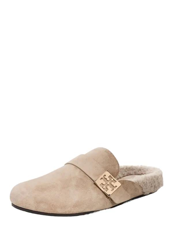 Tory Burch Mellow Sherpa Mules - Noisette/taupe