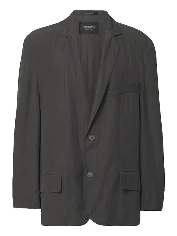 Balenciaga Fluid Blazer - Black
