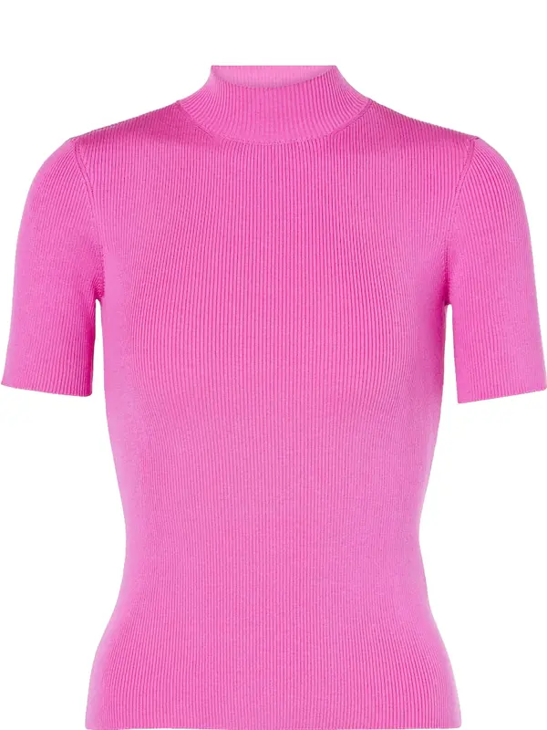 Oscar De La Renta Jersey Top - Pink