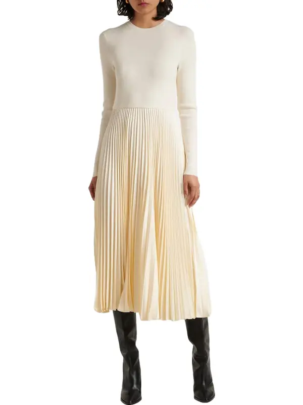 Ralph Lauren Wool-blend Maxi Dress - Beige